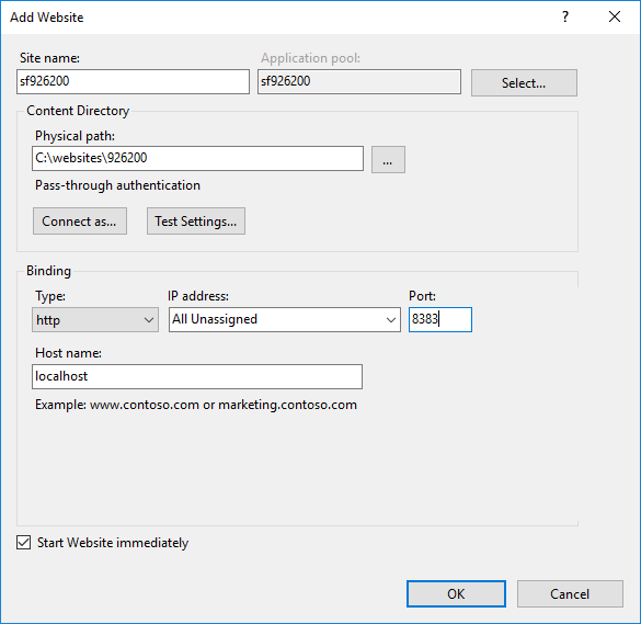 Running Sitefinity Locally Within Iis On Windows 10